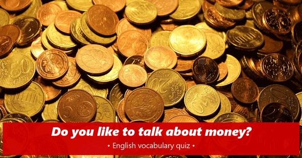 Money vocabulary English quiz | EnglishRadar